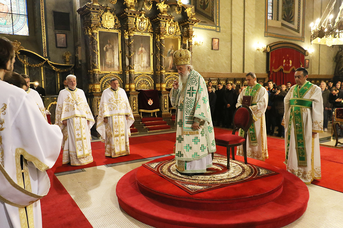 Patron Saint-day of the Saint Archangel Michael Church in Belgrade ...