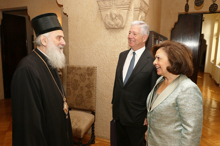 Serbian Patriarch receives crown prince Alexander II - Ορθοδοξία News ...
