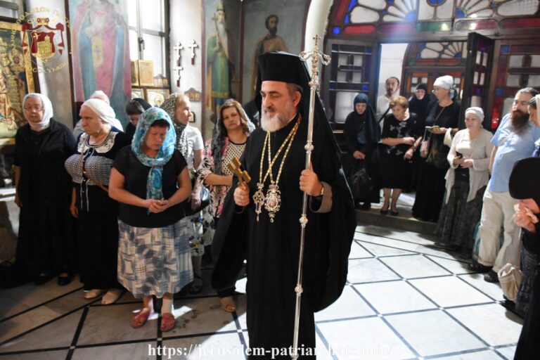 Η Σύναξη των Θεοπατόρων Ιωακείμ και Άννης στο Πατρ. Ιεροσολύμων ...