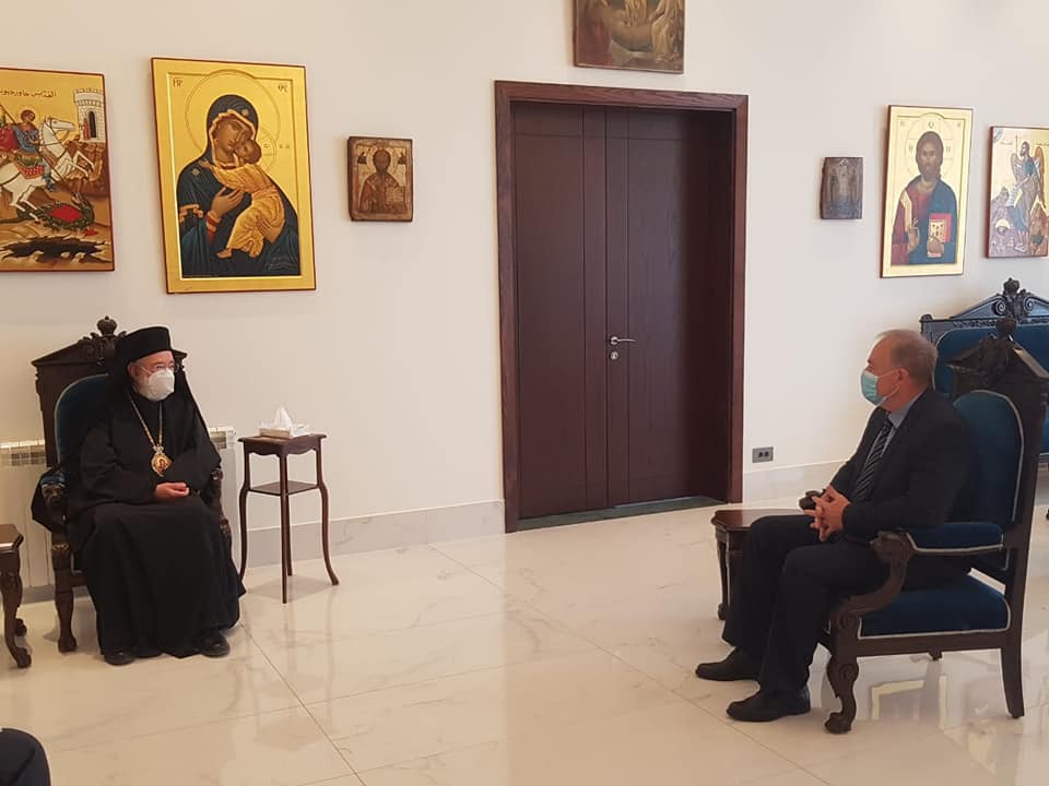 Metropolitan Elias of Beirut received the newly appointed Russian ...