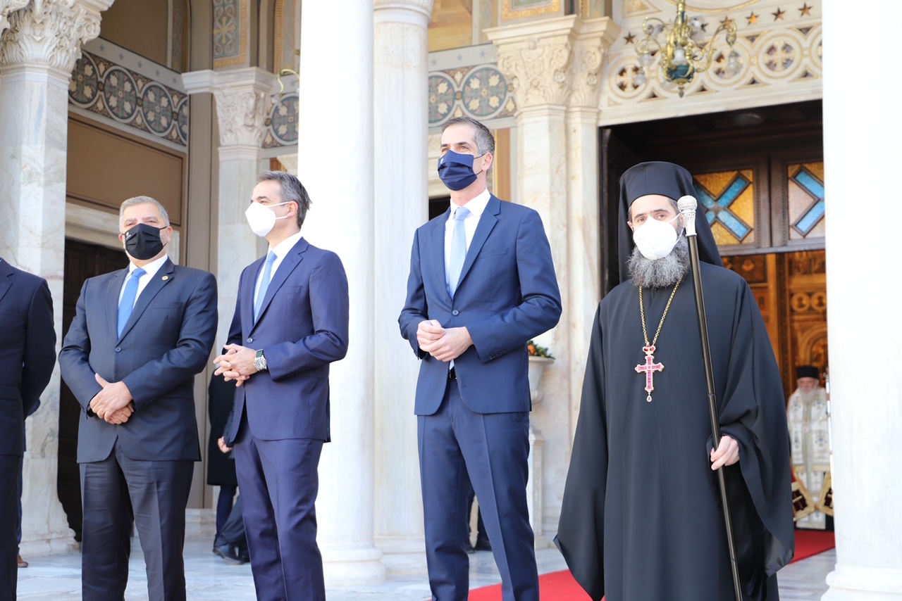 Greek president, prime minister attend liturgy at Athens Metropolitan ...