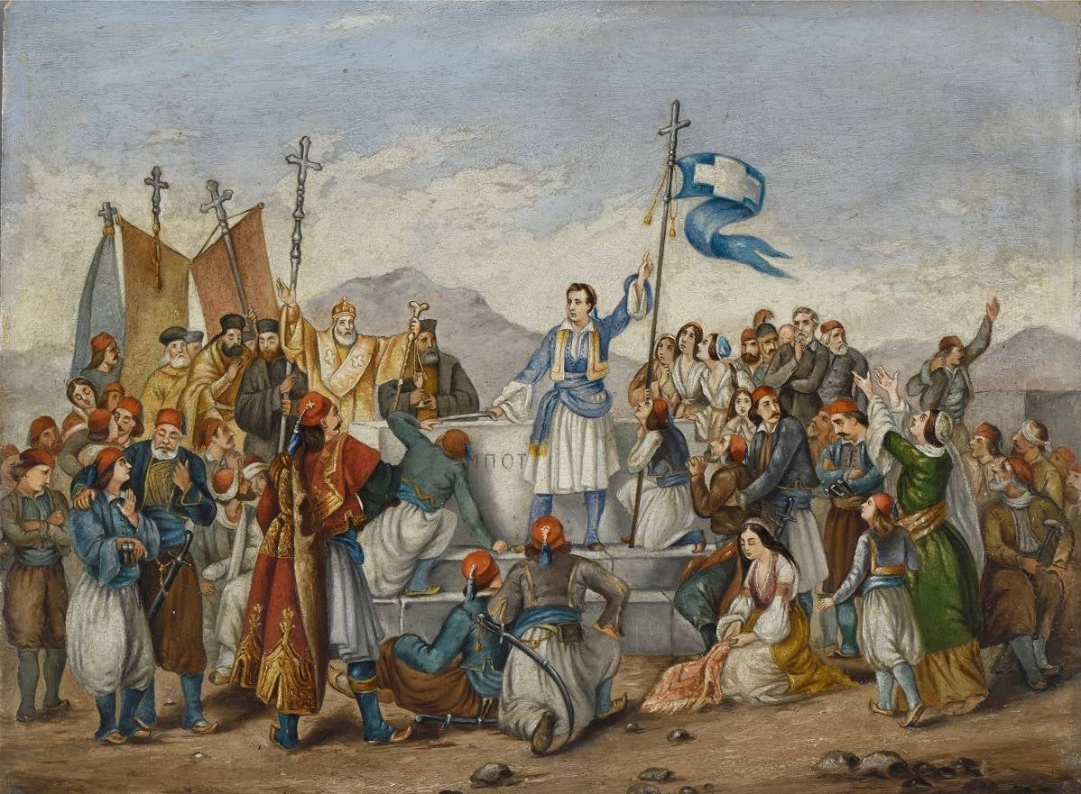 «Ο όρκος του λόρδου Βύρωνα στον τάφο του Μάρκου Μπότσαρη» - Ορθοδοξία ...