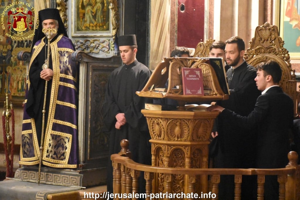 Ο Μεγάλος Κανόνας στο Πατριαρχείο Ιεροσολύμων - Ορθοδοξία News Agency