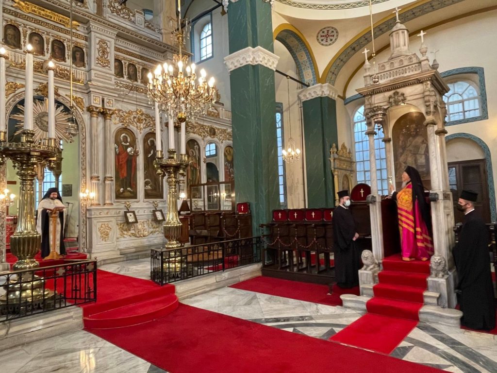 Ο Πατριάρχης στον Ναό Αγίων Κωνσταντίνου και Ελένης - Ορθοδοξία News Agency