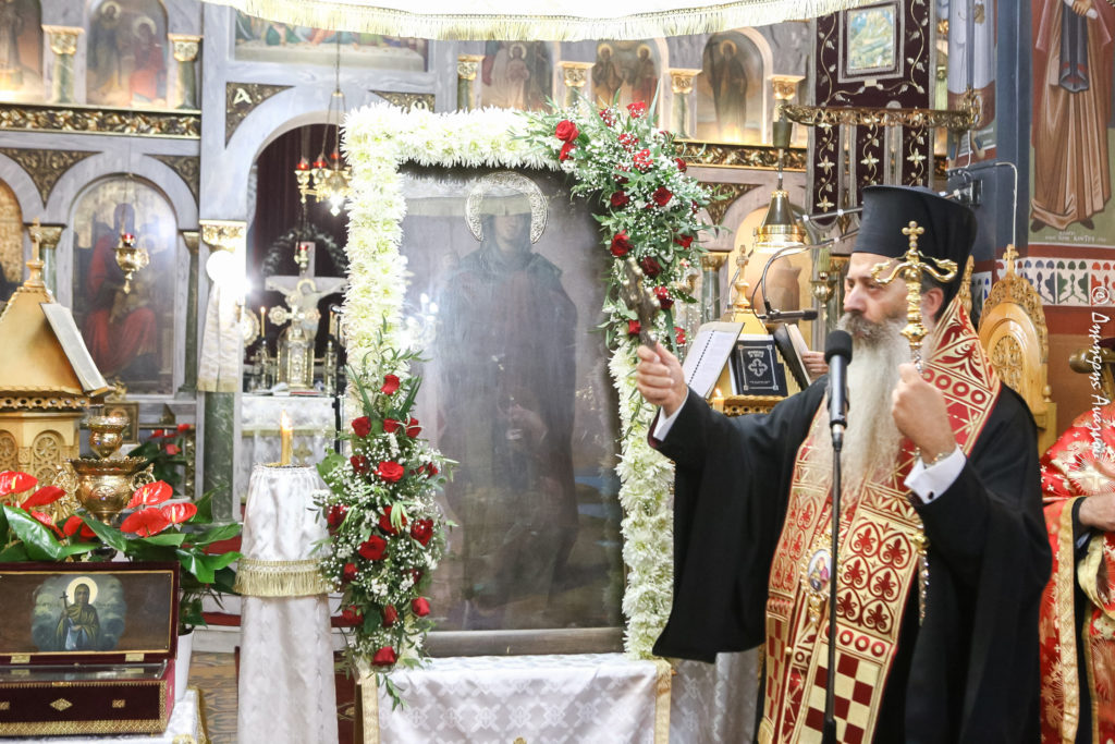 Yποδοχή Ιερού Λειψάνου της Αγίας Παρασκευής στη γέφυρα Ινάχου ...