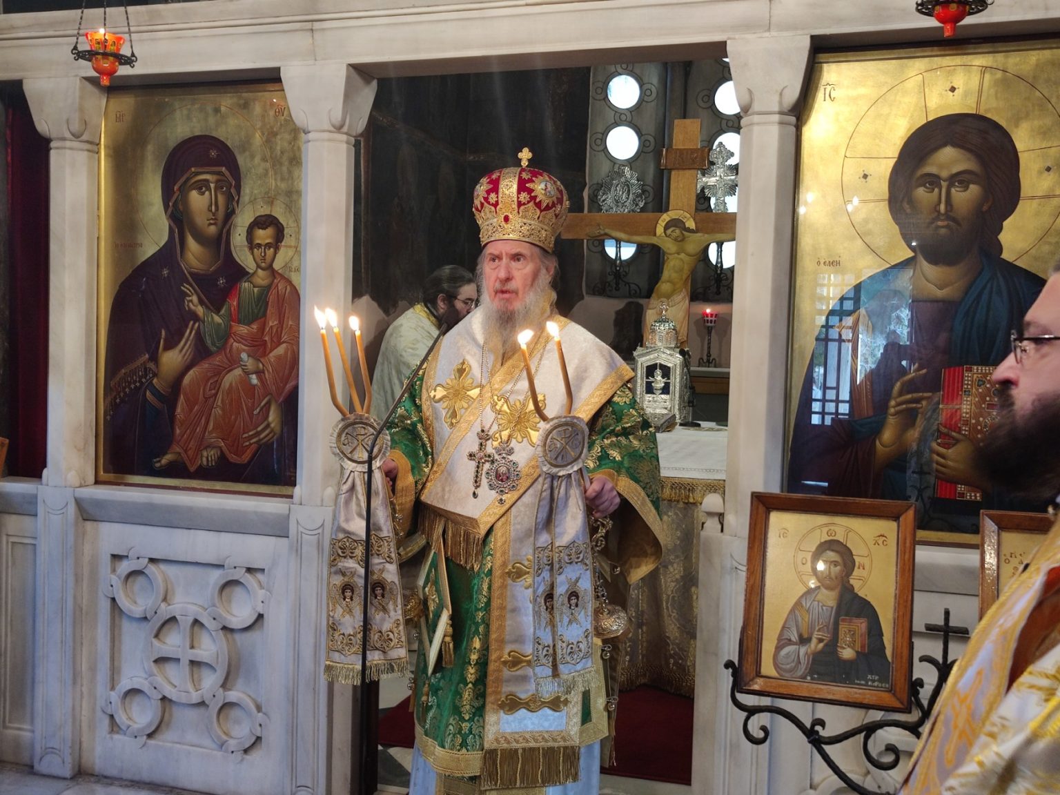 Στη Μονή Πετράκη τιμήθηκε ο Προστάτης της Ιεράς Συνόδου - Ορθοδοξία ...