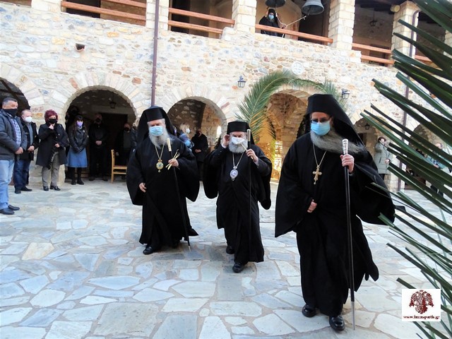 Ο Μητροπολίτης Μάνης στο Μοναστήρι των Αγίων Τεσσαράκοντα Λακωνίας ...