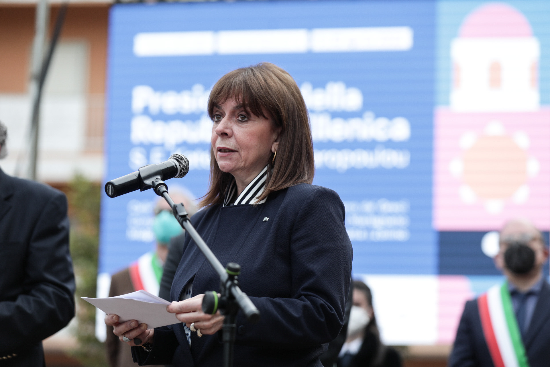 Greek president of the republic visits Greek-speaking villages of ...