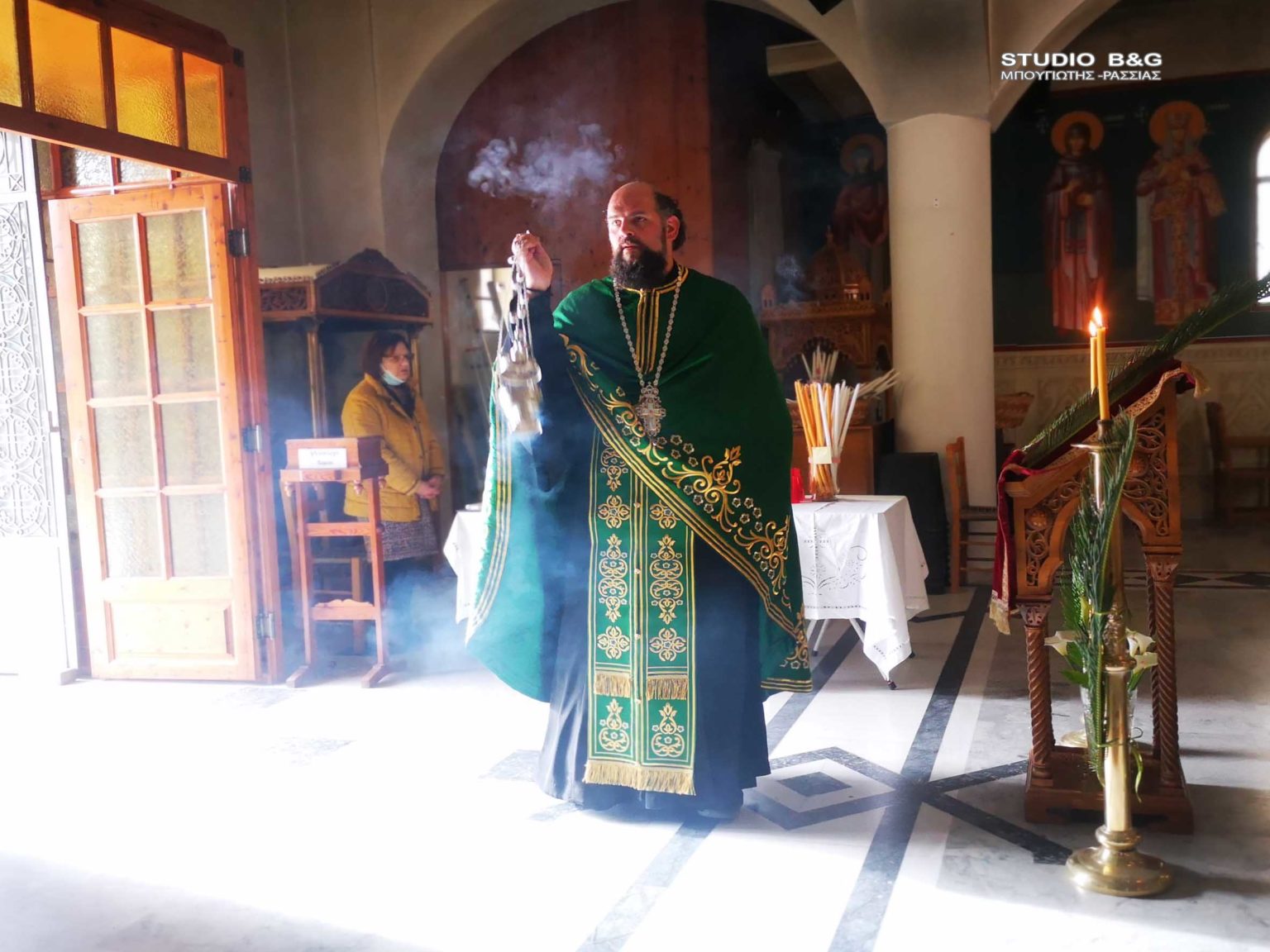 Ο Εσπερινός των Βαΐων στον Ι.Ν. Αγ. Αναστασίου Ναυπλίου - Ορθοδοξία ...