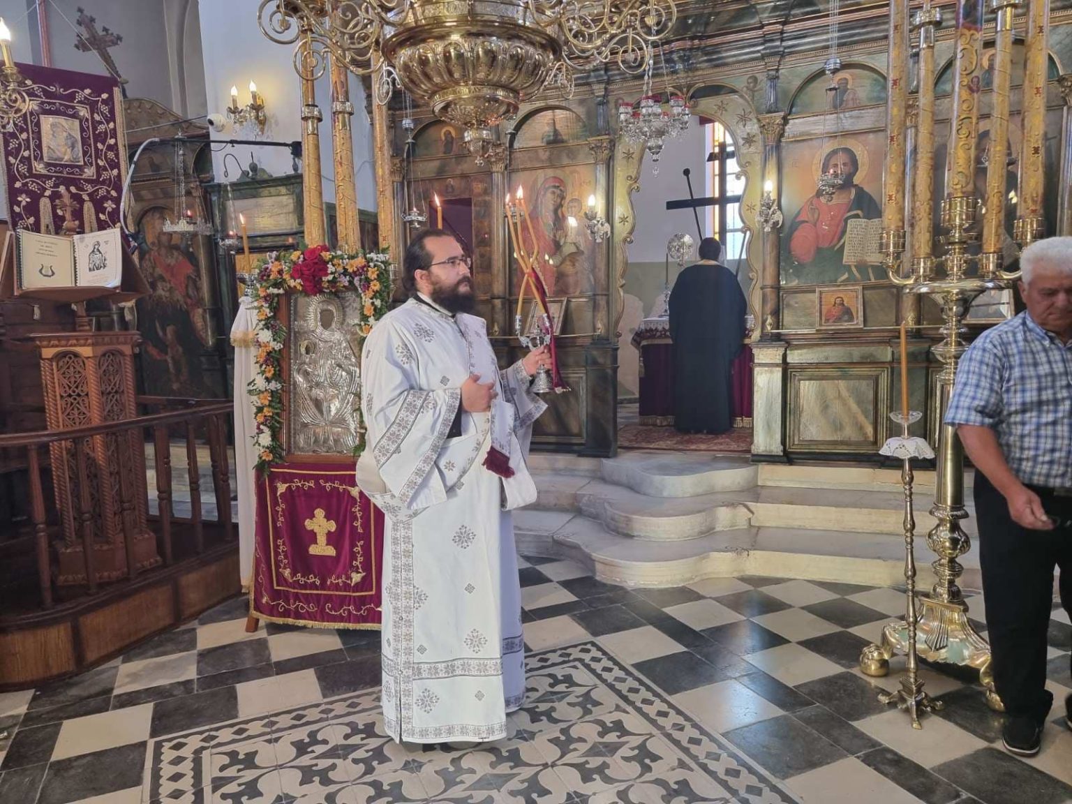 Στην Αγία Θεοδοσία Πύργου ο Μητροπολίτης Θήρας - Ορθοδοξία News Agency