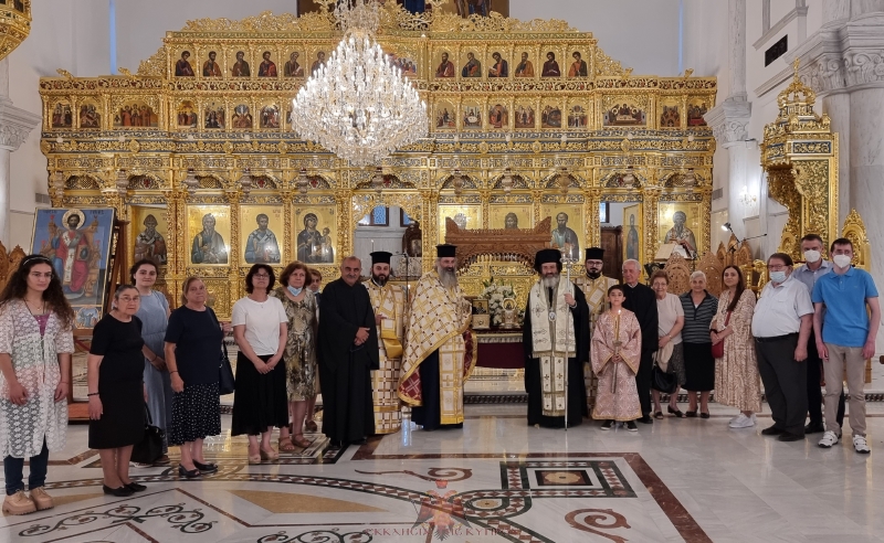 Λευκωσία: Υποδοχή ιερού λειψάνου του Αγίου Νεοφύτου του Εγκλείστου ...