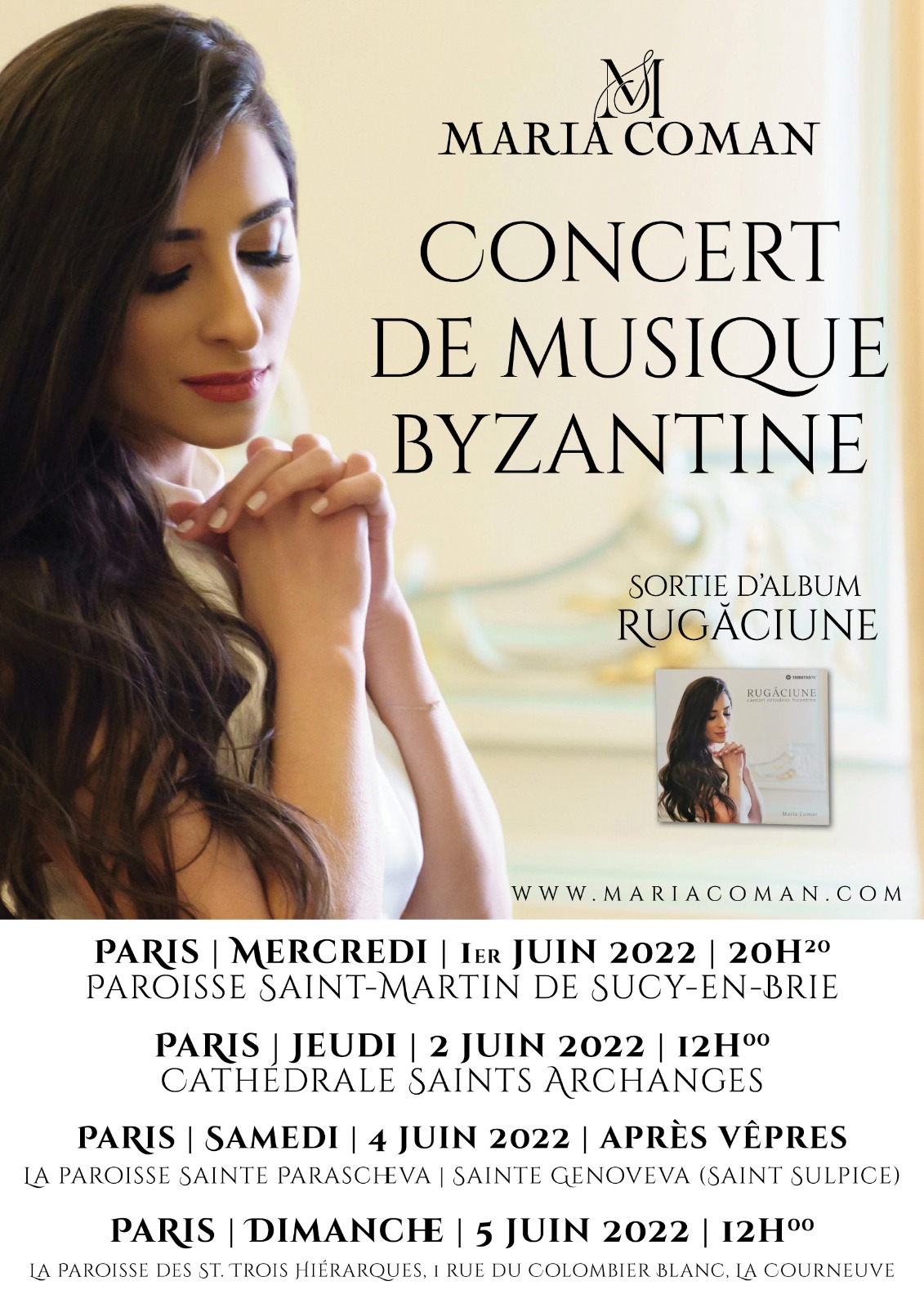 Solista Maria Coman începe un turneu în Franța și Germania, la ...