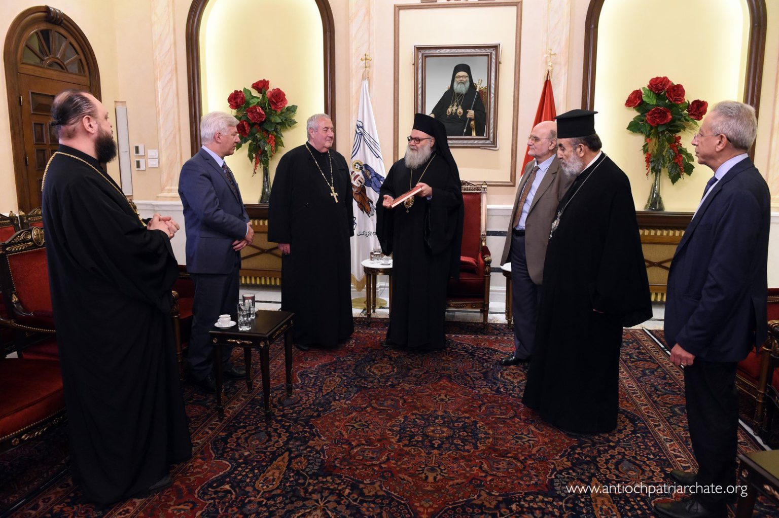 Ο Πατριάρχης Αντιοχείας υποδέχθηκε αντιπροσωπεία από το Παγκόσμιο ...