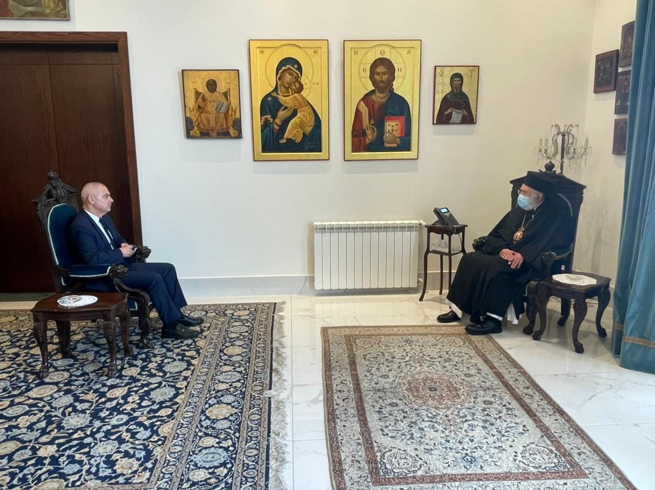 Ο Μητροπολίτης Βηρυτού υποδέχθηκε Λιβανέζο πολιτικό - Ορθοδοξία News Agency