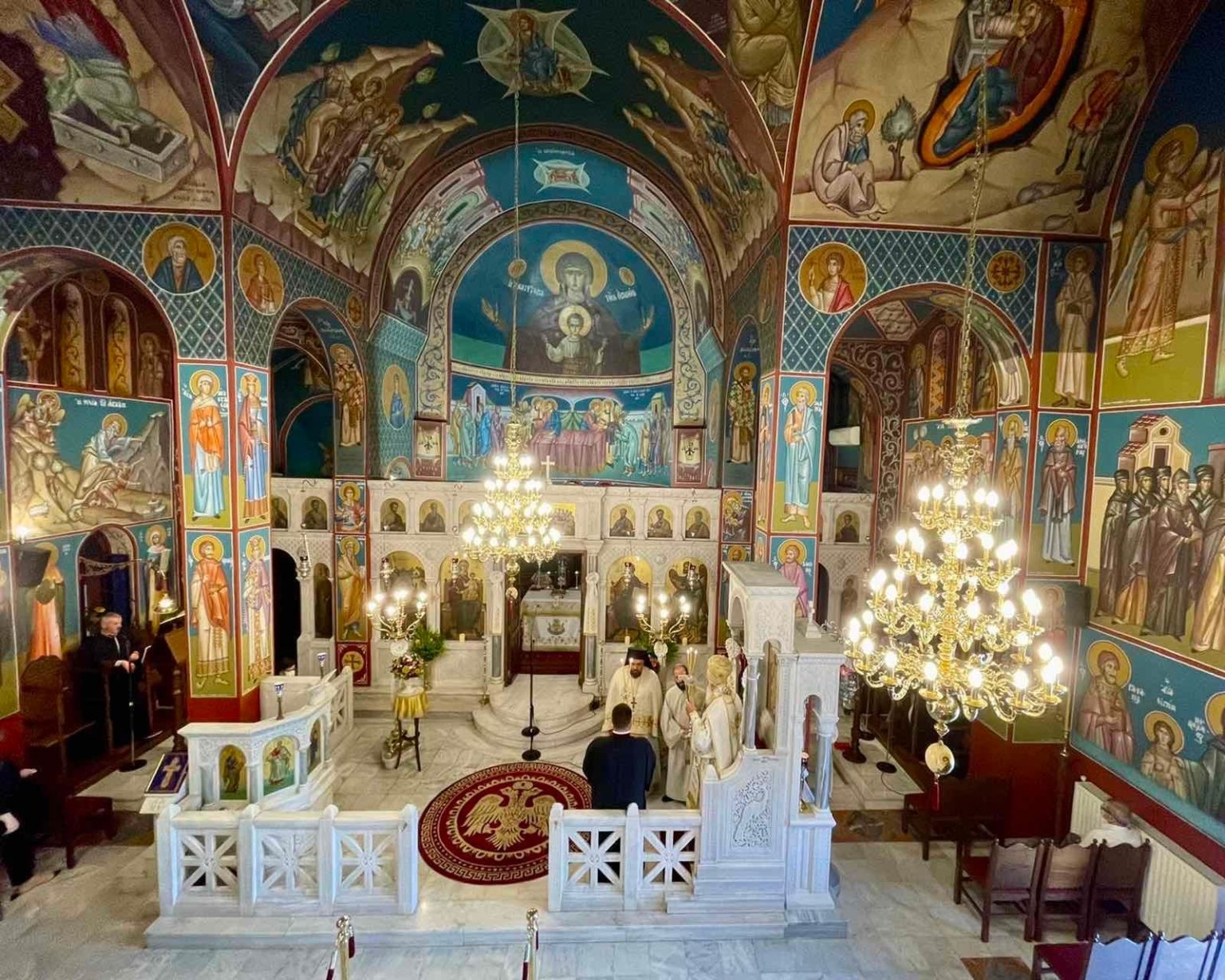Ο Μητροπολίτης Λήμνου στον Ιερό Ναό Κοιμήσεως Θεοτόκου Αφιδνών ...