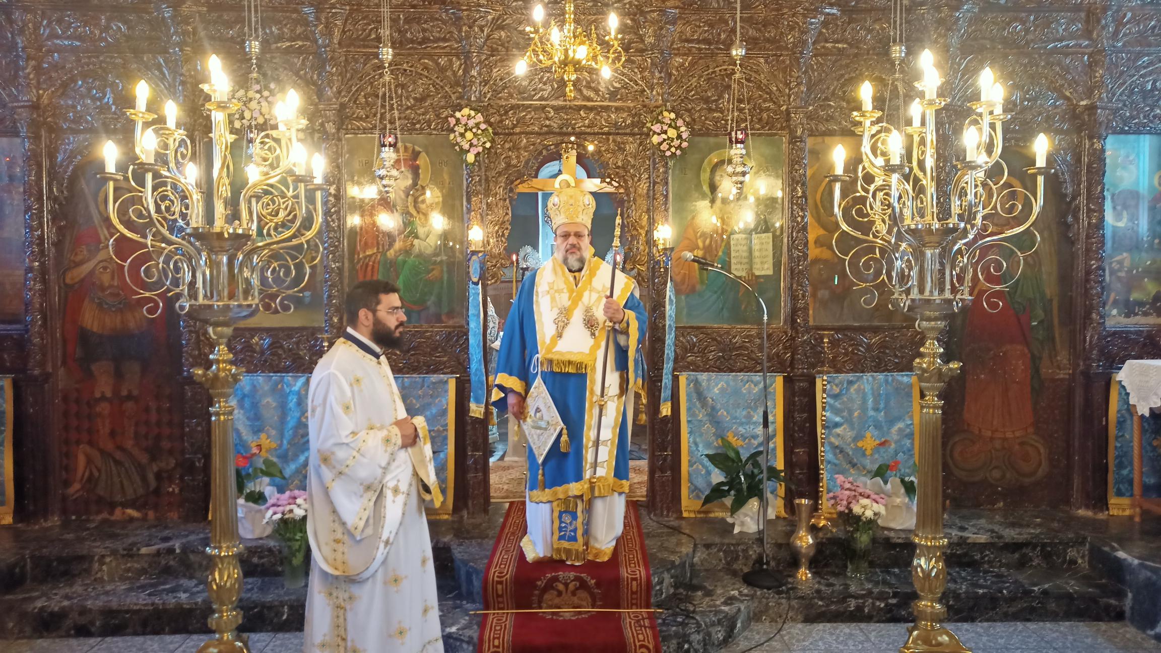 Ο Μητροπολίτης Μεσσηνίας στην Κοίμηση της Θεοτόκου στα Λέικα Καλαμάτας ...