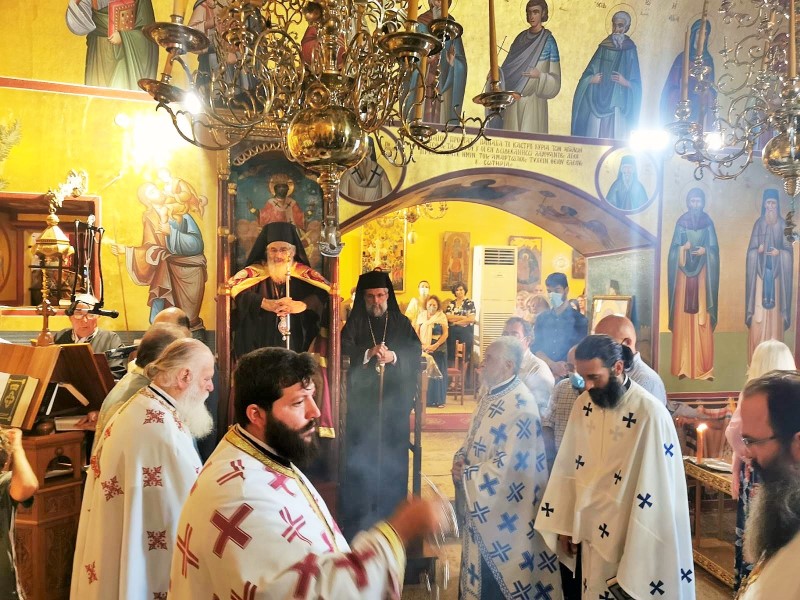 Απόδοση της Κοιμήσεως της Θεοτόκου στην Παναγία του Κάστρου Λέρου ...