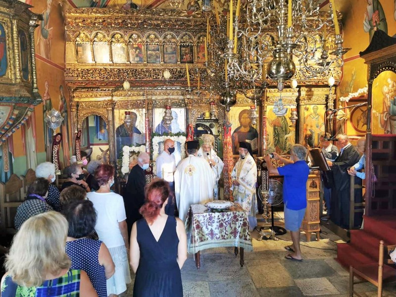 Απόδοση της Κοιμήσεως της Θεοτόκου στην Παναγία του Κάστρου Λέρου ...