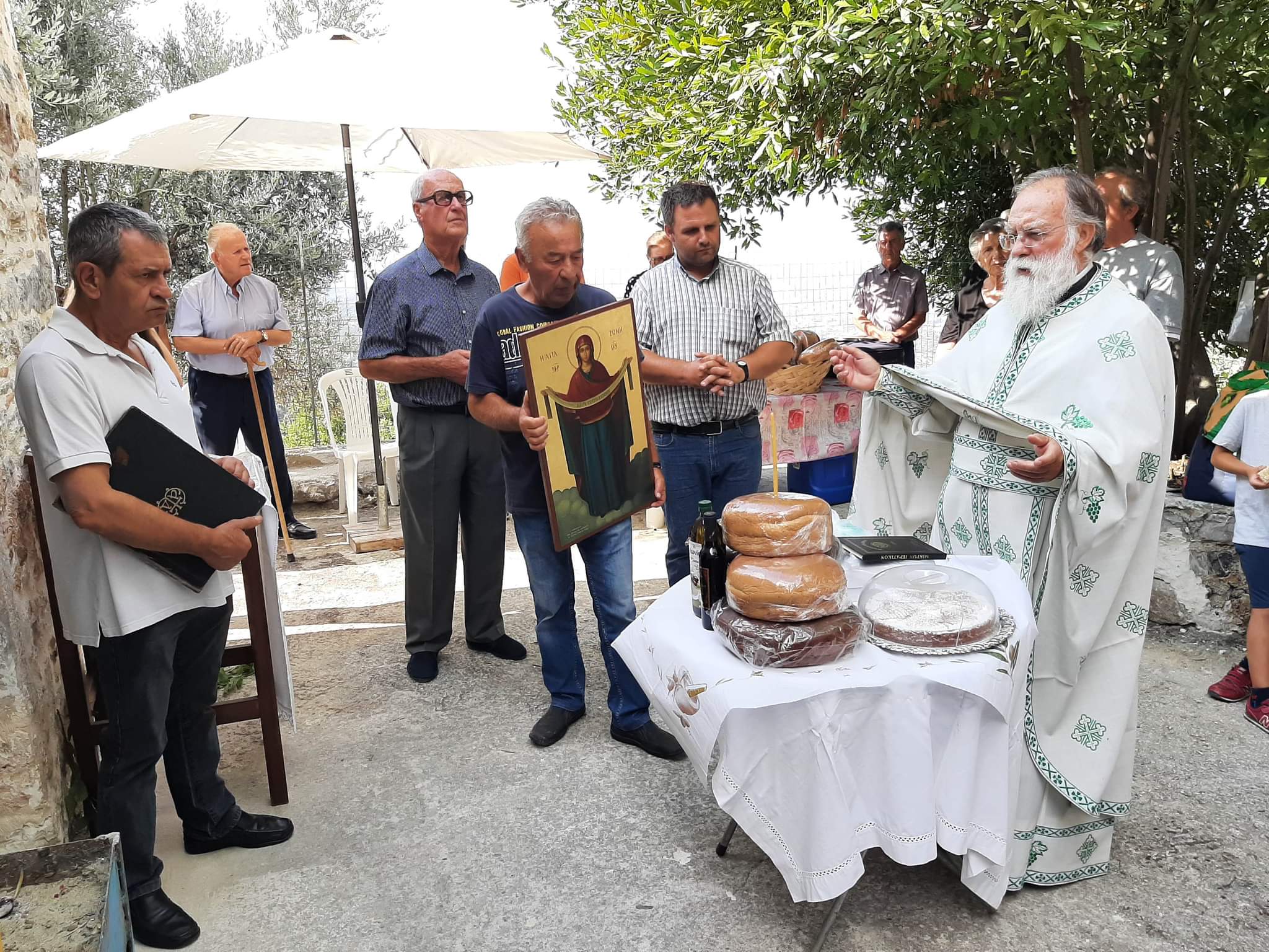 Η Εορτή της Καταθέσεως της Τιμίας Ζώνης της Θεοτόκου στο Μετόχι της Ι ...