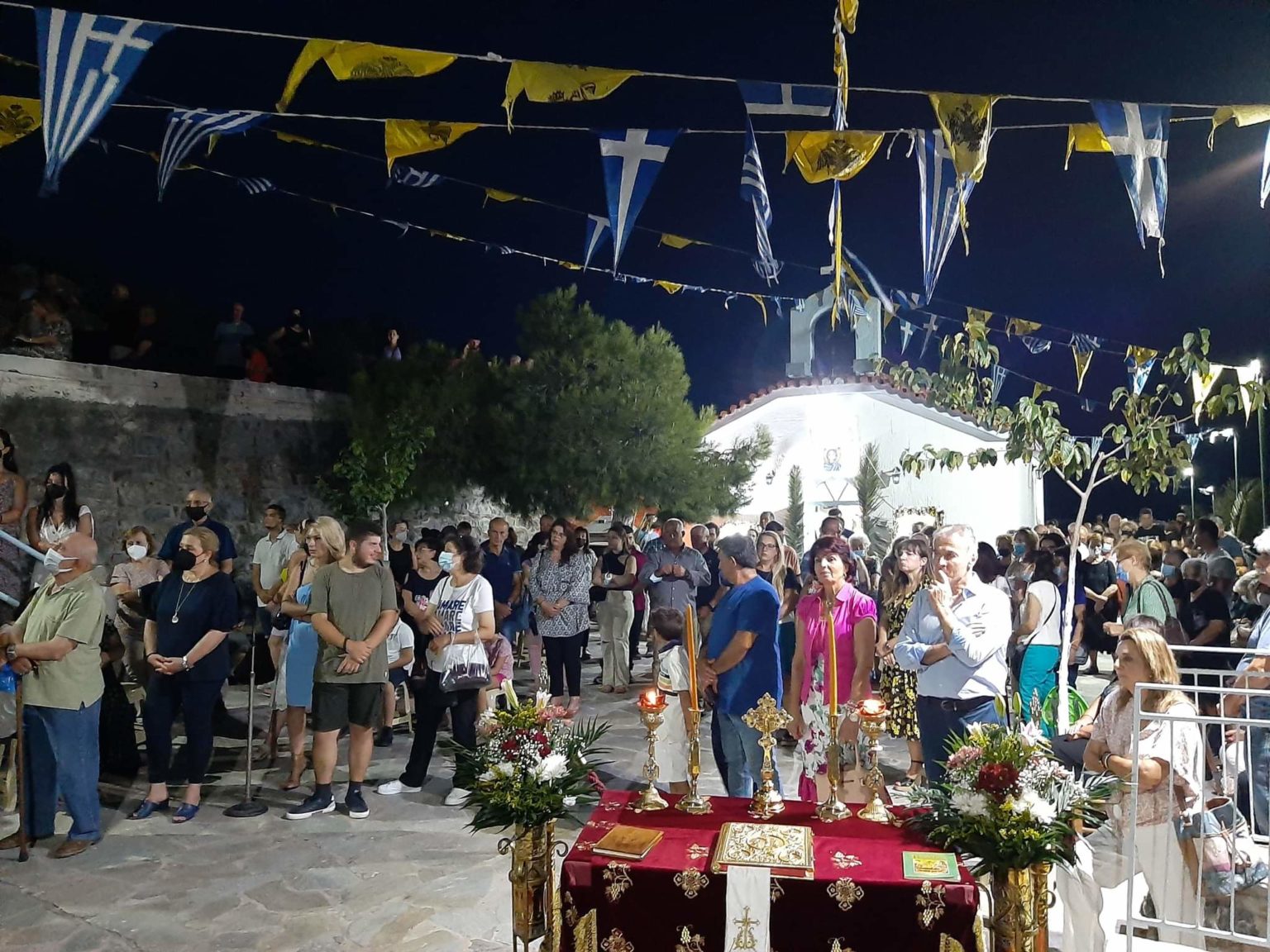 Πανηγυρικός Εσπερινός Απόδοσης Κοιμήσεως της Θεοτόκου στην Κακιά Σκάλα ...