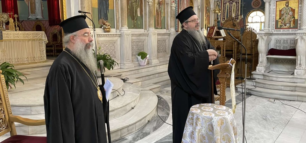 Ο Επίσκοπος Μπουκόμπας στην Ιερατική Σύναξη της Μητρόπολης Λαρίσης ...