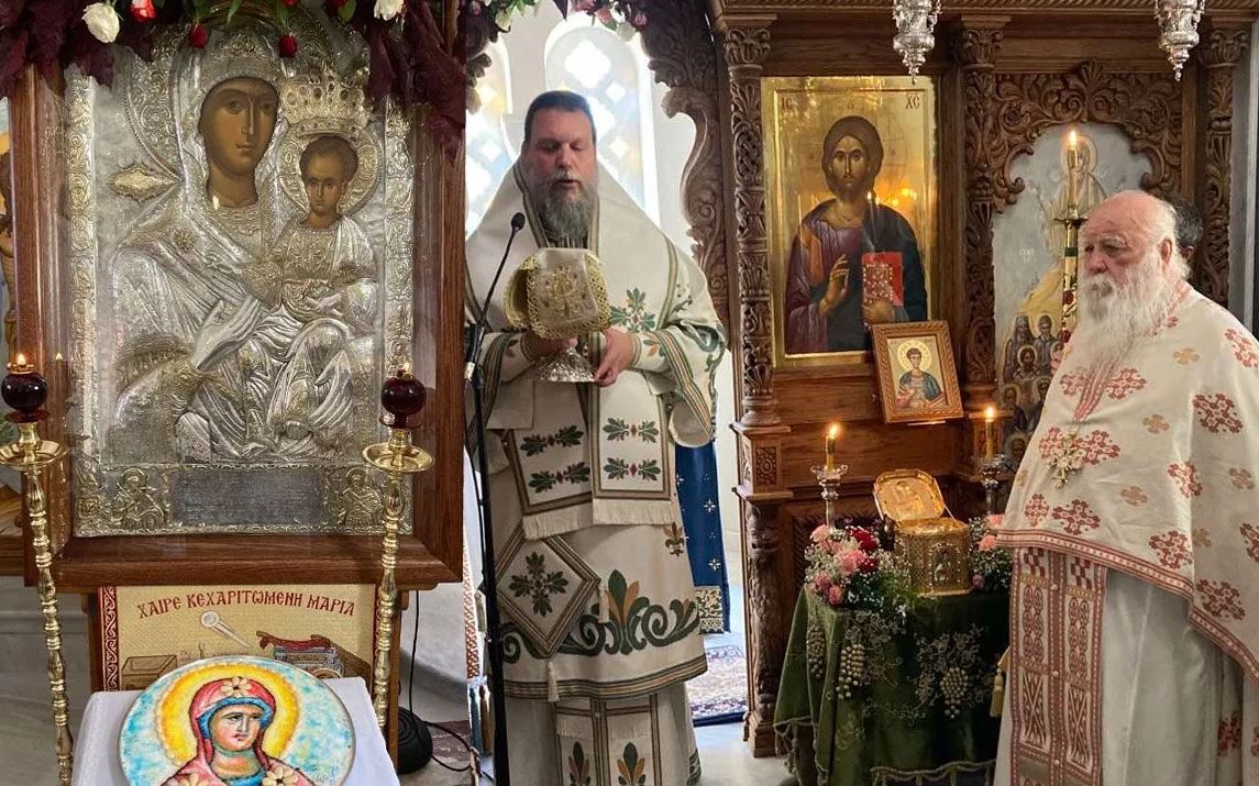 Η Σύναξη της Παναγίας της Οδηγήτριας στο Μετόχι της Μονής Ξενοφώντος ...
