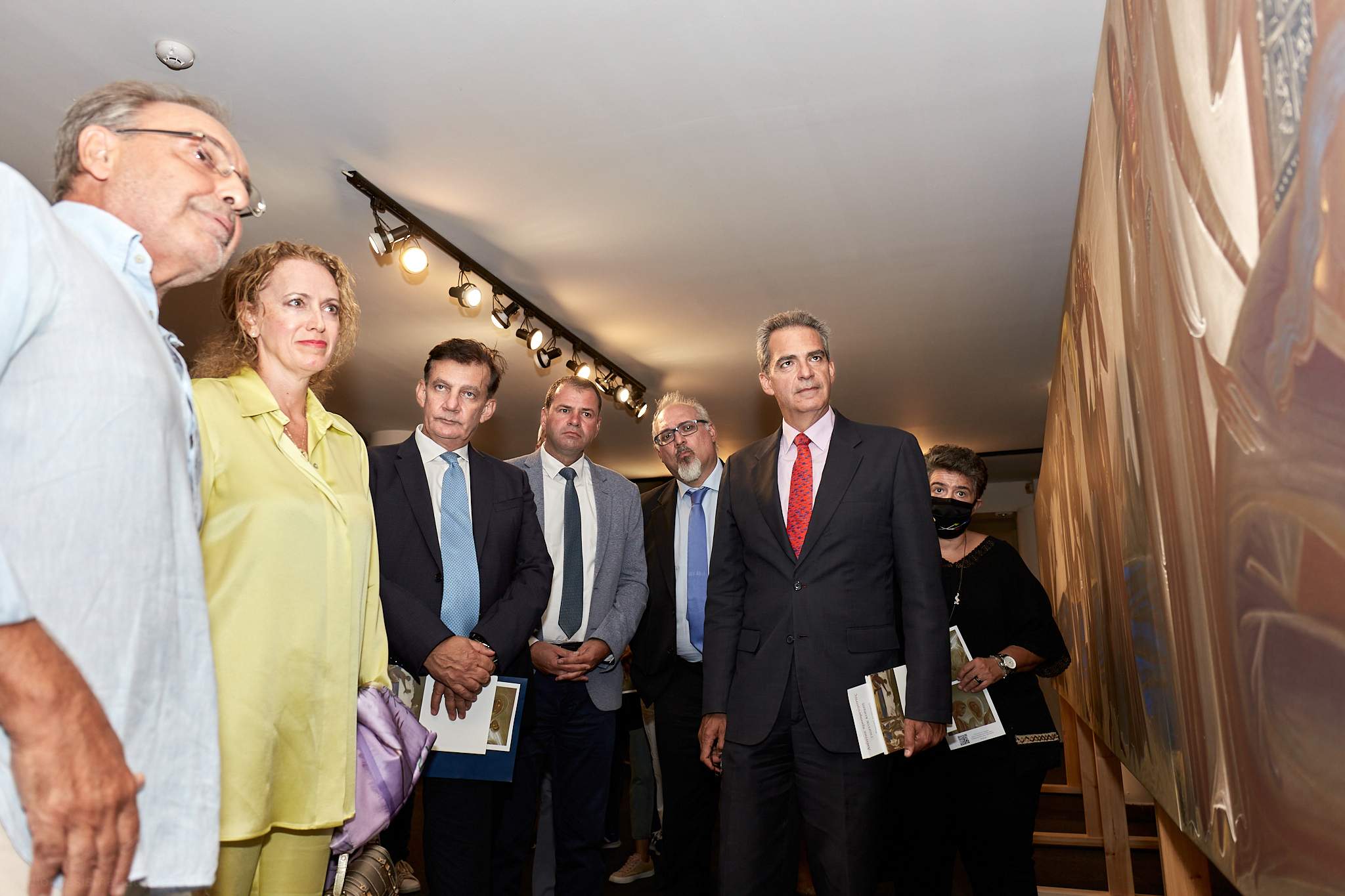 Ο Υφυπουργός Παιδείας Άγγελος Συρίγος στα εγκαίνια της έκθεσης ...