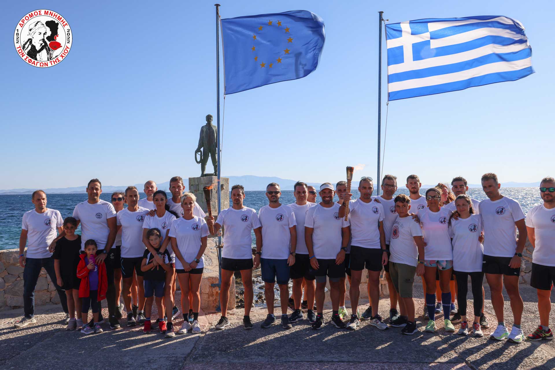 Ρίγη συγκίνησης στις λαμπαδηδρομίες για τα 200 χρόνια σφαγών της Χίου ...
