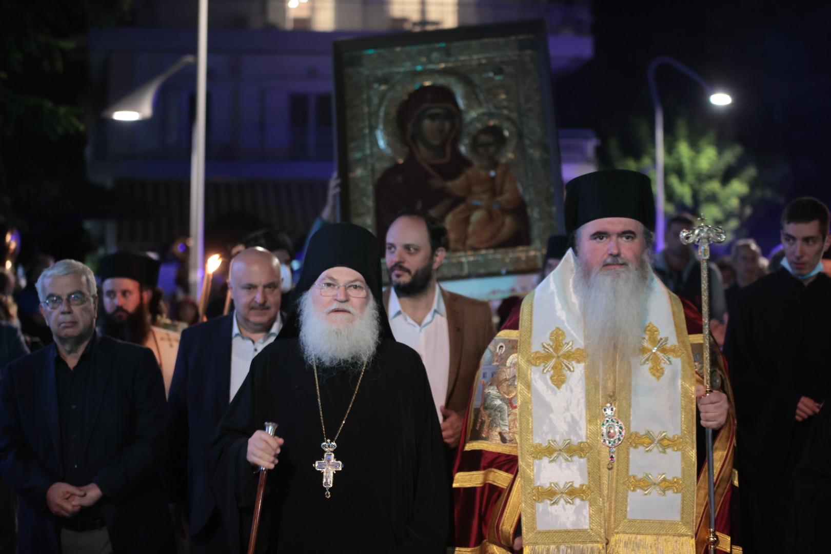 Η Καλαμαριά υποδέχθηκε την Παναγία Ελαιοβρύτισσα - Την κόμισε ο ...