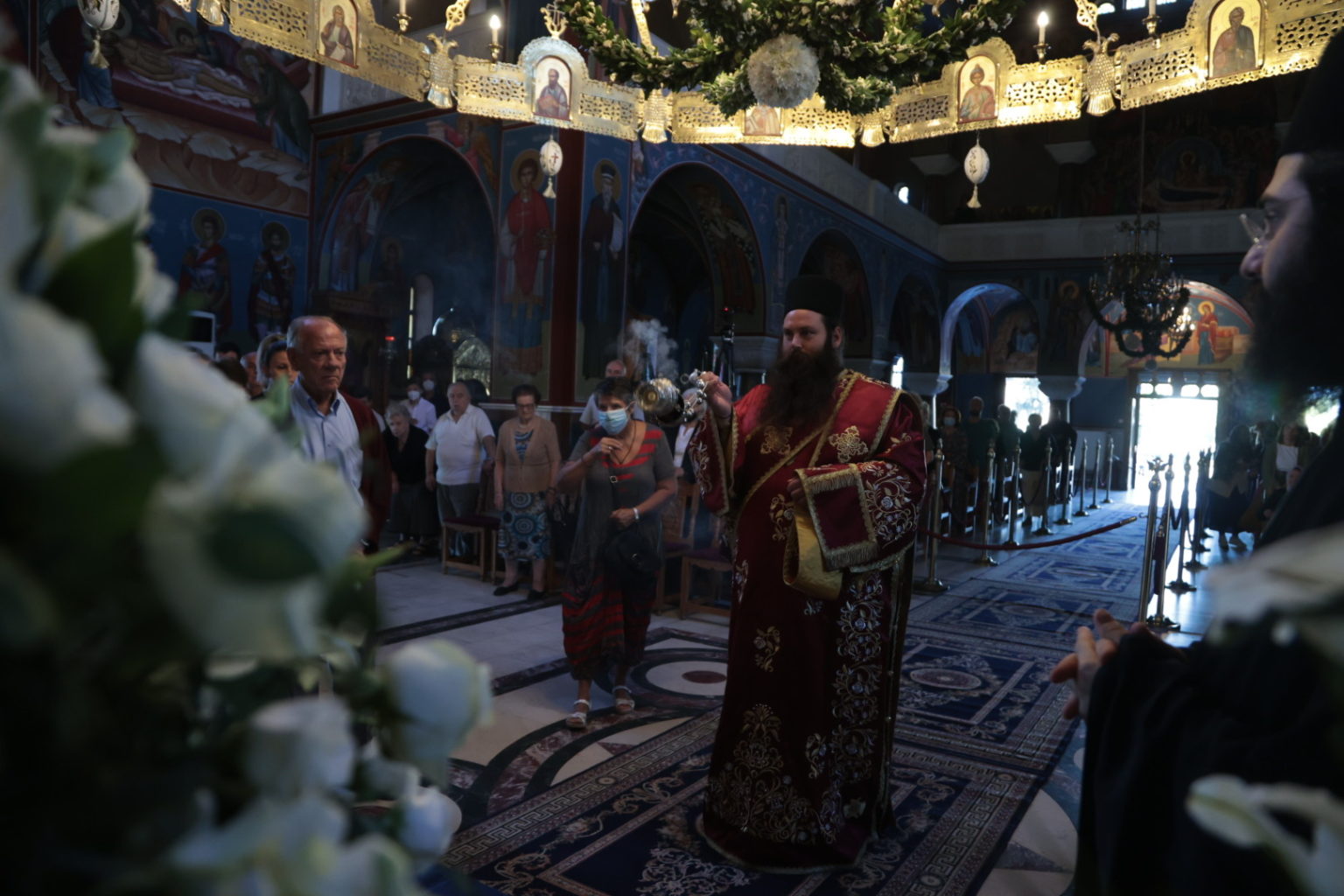 ΑΠΟΣΤΟΛΗ - ΚΟΜΟΤΗΝΗ: Θεία Λειτουργία ενώπιον της Παναγίας "Άξιον Εστίν ...