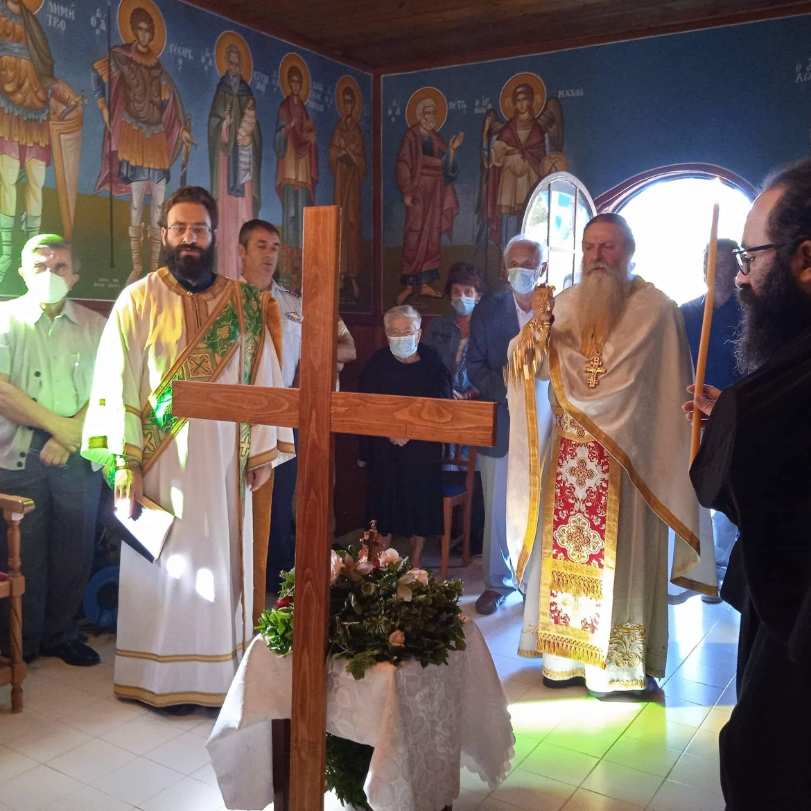 Ο Μητροπολίτης Λευκάδος στην 4η ΜΣΕΠ για τη γιορτή του Τιμίου Σταυρού ...