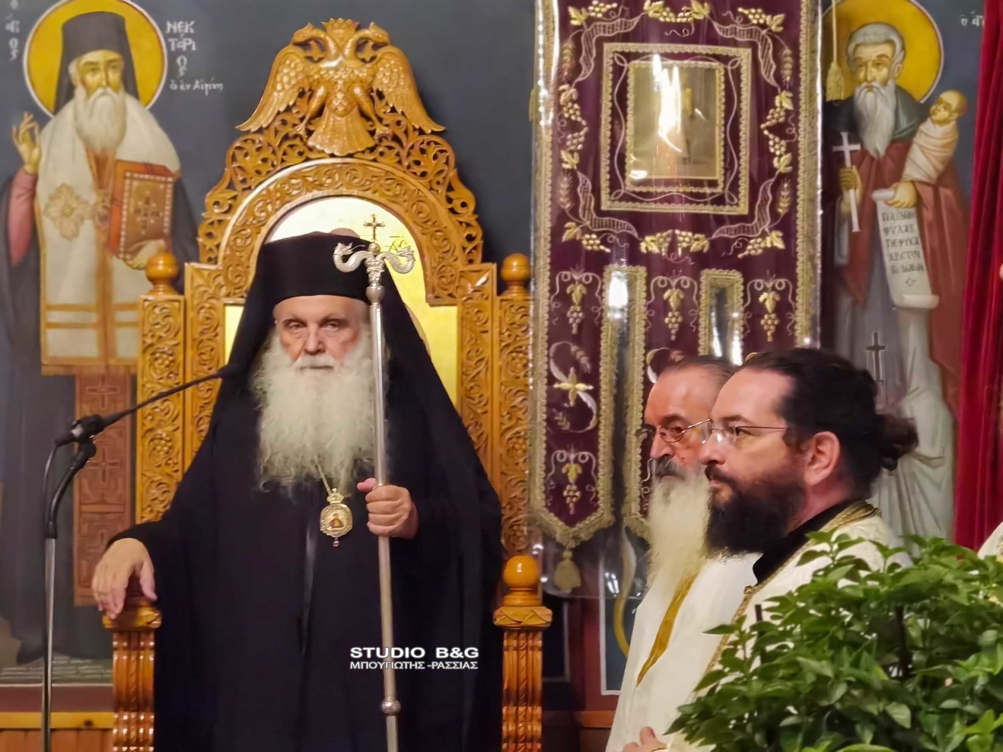 Ναύπλιο: O Αργολίδος Νεκτάριος στον Αγ. Νεκτάριο για την Ύψωση του ...
