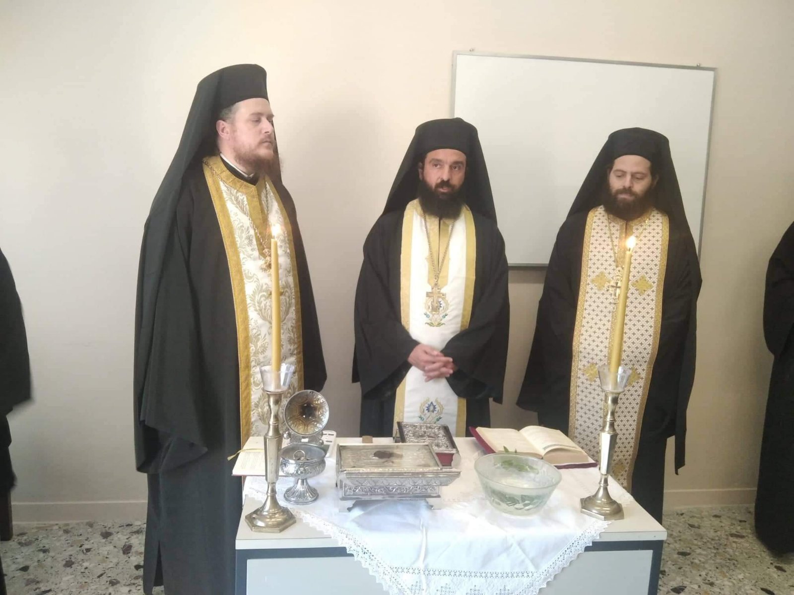 Αγιασμός στη Σχολή Βυζαντινή Μουσικής Καρύστου - Ορθοδοξία News Agency