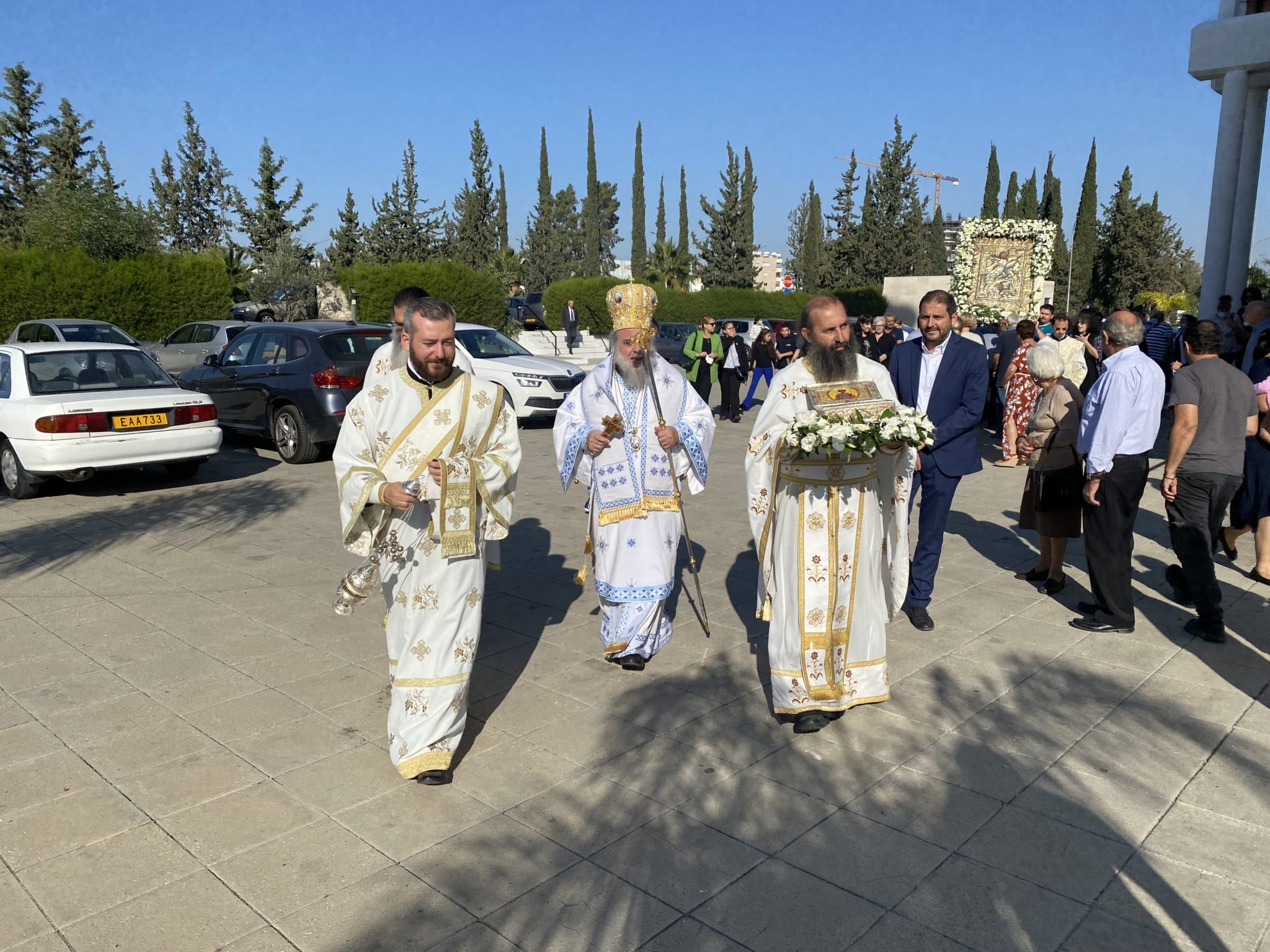 Η εορτή του Αγίου Γεωργίου Κοντού στην πανηγυρίζουσα Μονή στη Λάρνακα ...