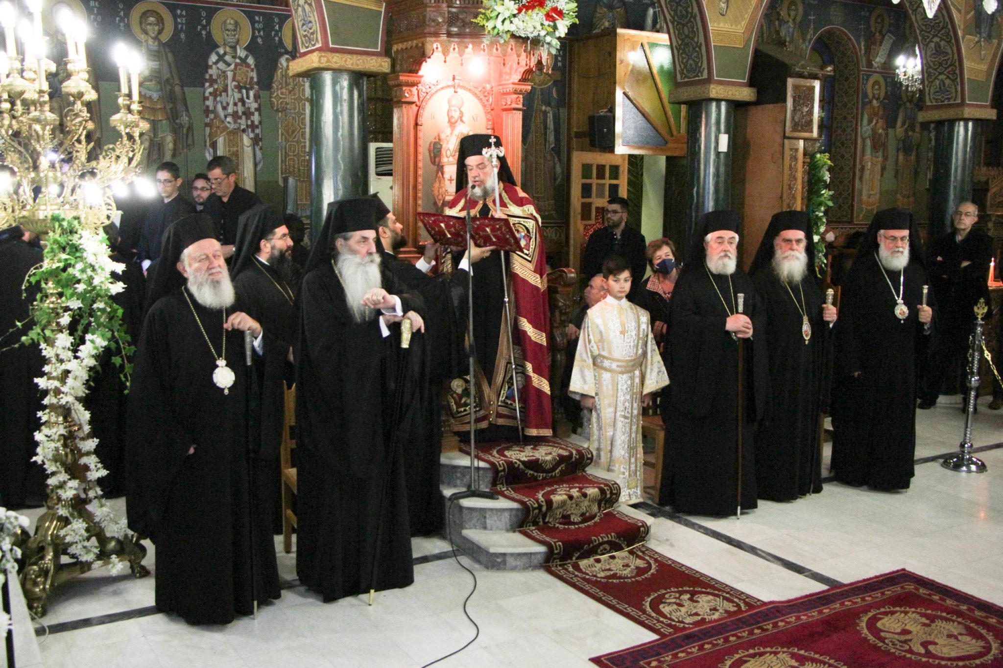 Πολυαρχιερατικός Εσπερινός ονομαστηρίων του Μητροπολίτη Μεσσηνίας ...