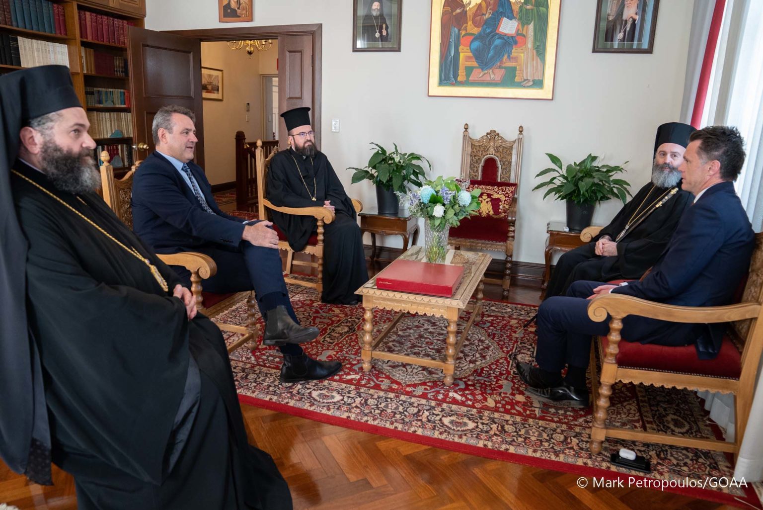 Ο αρχηγός της αντιπολιτευσης της Νέας Ν. Ουαλίας στον Αρχιεπίσκοπο ...