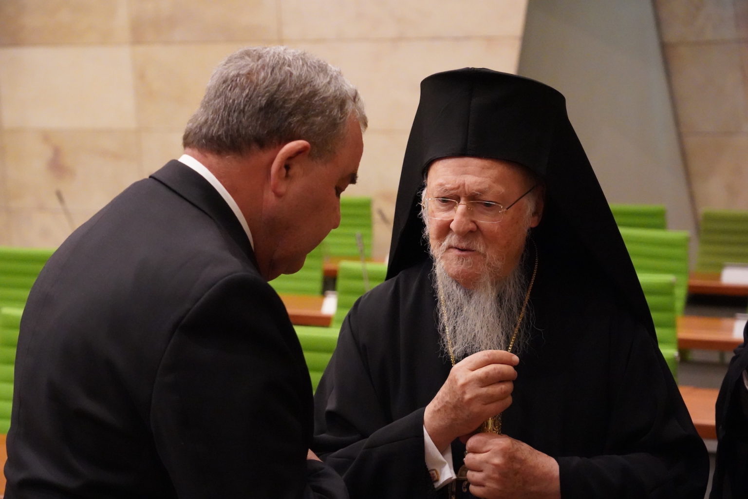 Συνάντηση του Οικουμενικού Πατριάρχη με τον Πρόεδρο της Βουλής της ...