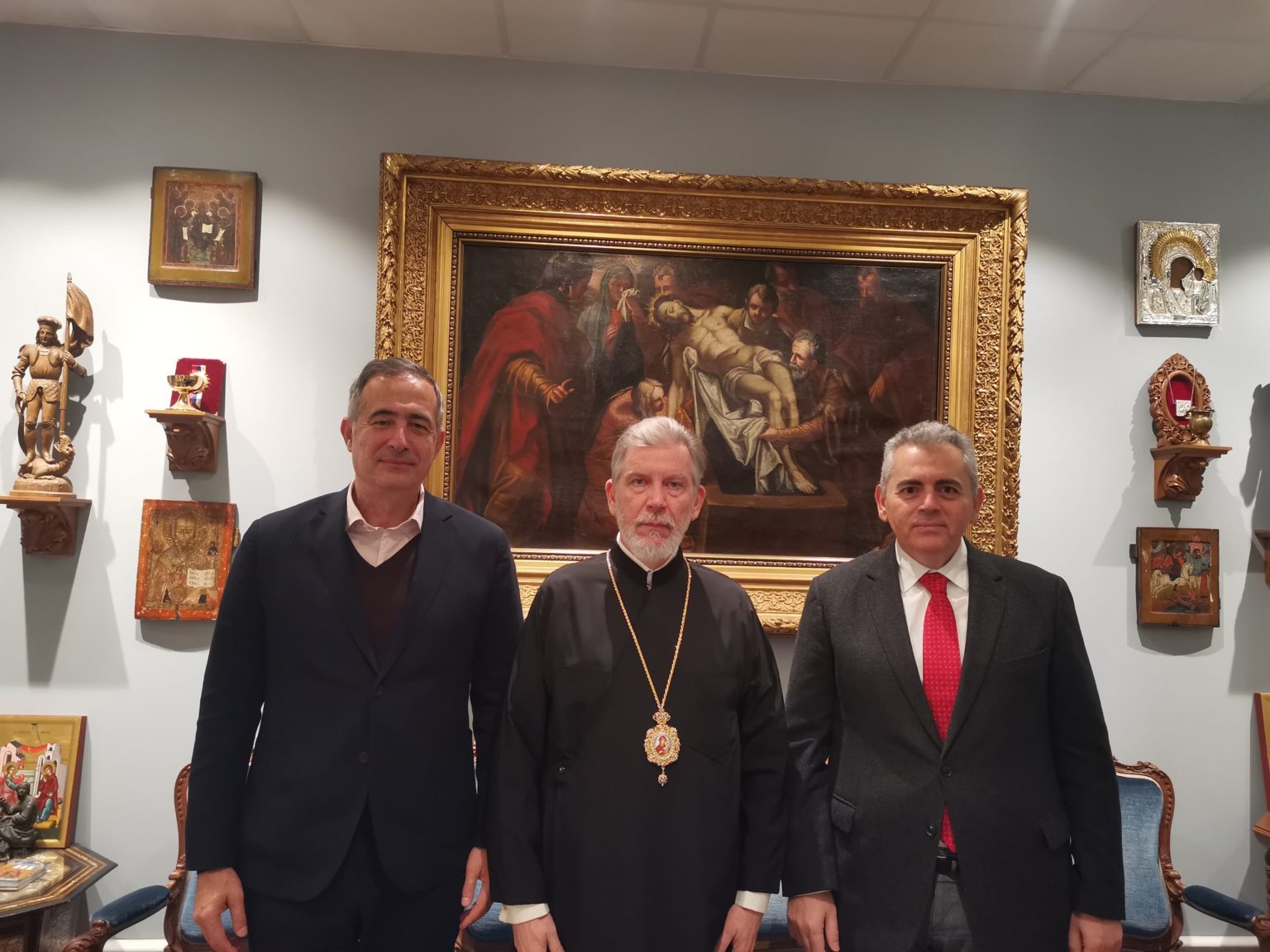 Οι Βουλευτές Χαρακόπουλος και Κωνσταντινίδης επισκέφθηκαν την Μητρόπολη ...