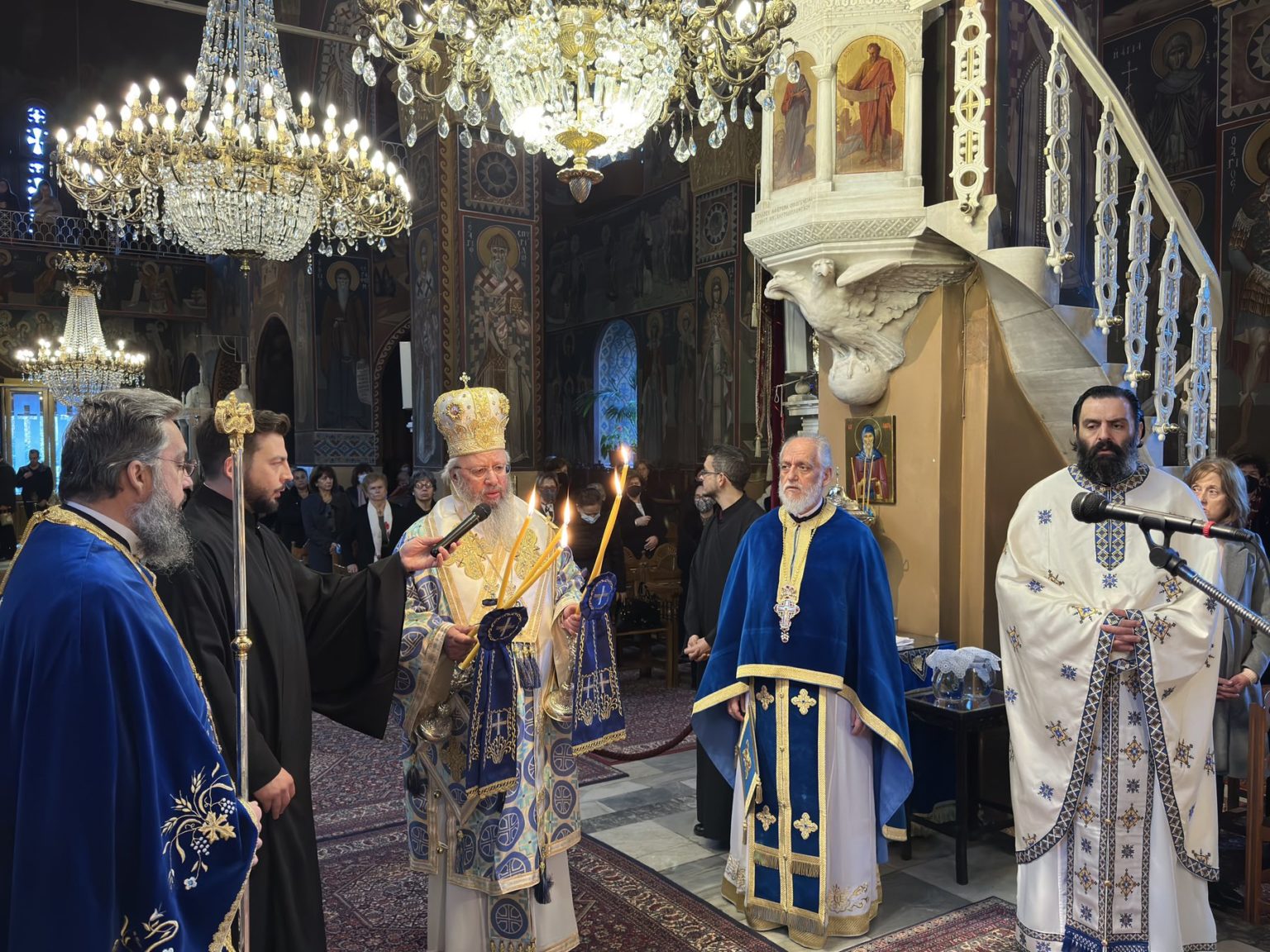 Μητρόπολη Θηβών: Ο Αγιασμός των Υδάτων της Έρκυνας - Ορθοδοξία News Agency