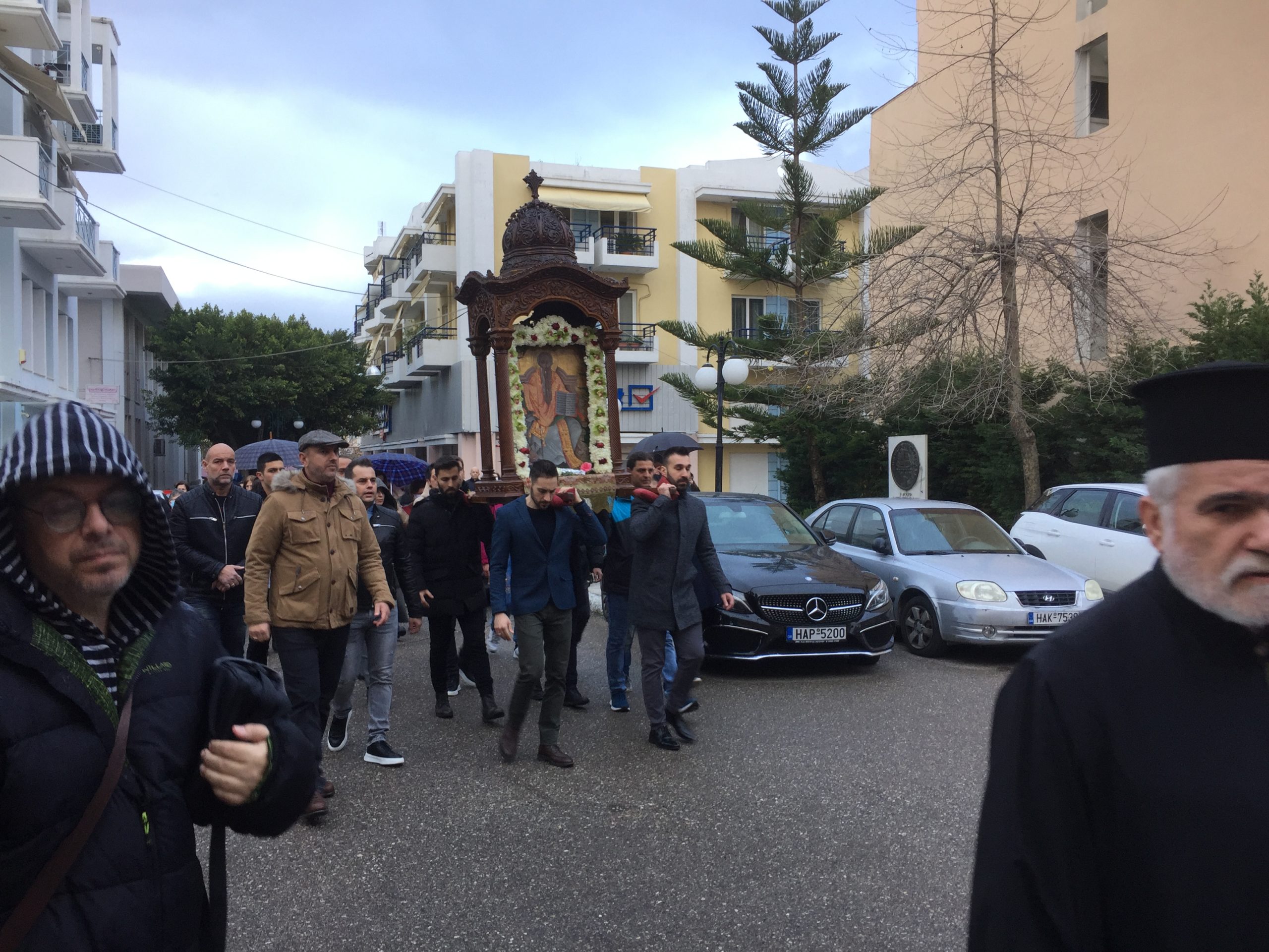 Η εικόνα του Αγίου Χαραλάμπους στον Ιερό Ναό Αγίας Κυριακής Ηλείας ...