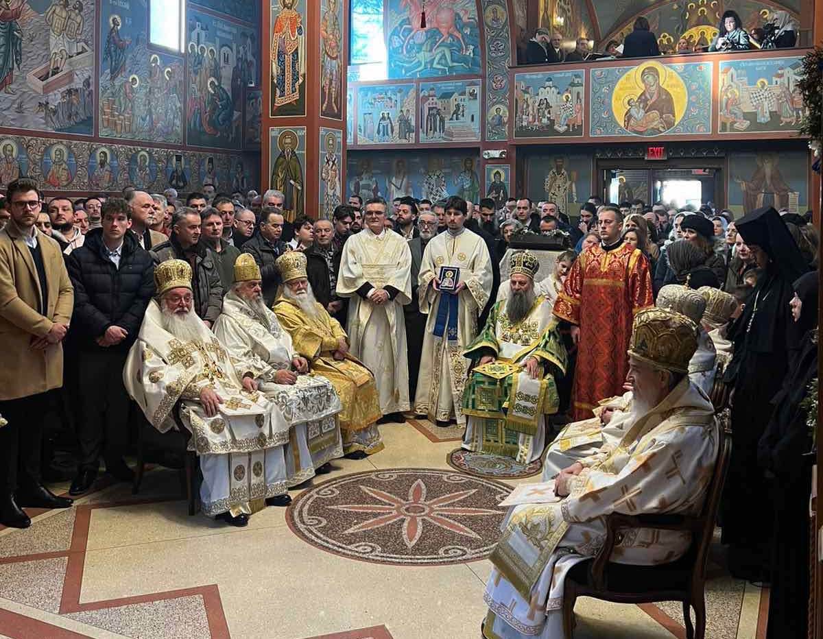 Ο Πατριάρχης Πορφύριος στο μοναστήρι-σύμβολο των Σέρβων στις ΗΠΑ ...