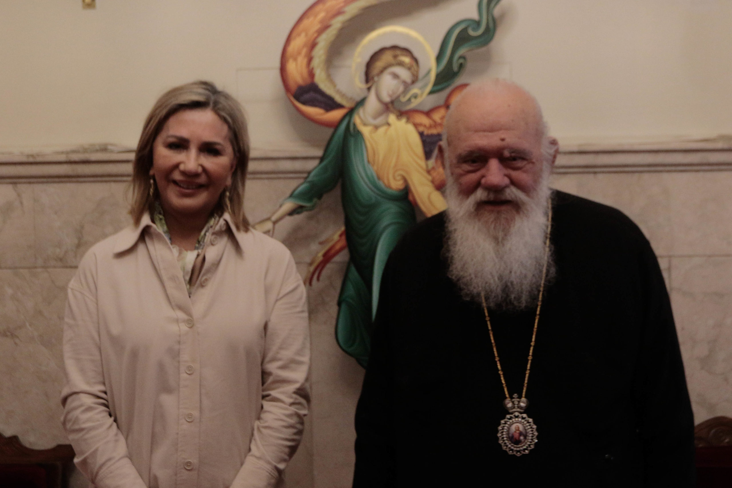Συνάντηση Αρχιεπισκόπου με την Υφυπουργό Παιδείας & Θρησκευμάτων Ζέττα ...