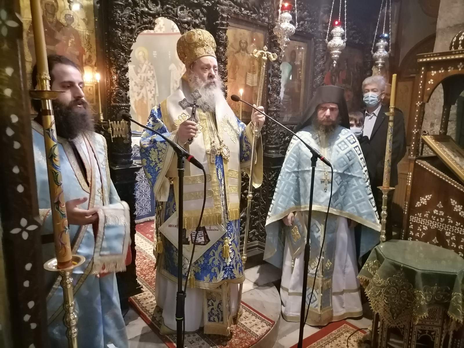 Ο Κερνίτσης Χρύσανθος στην Ιερά Μονή Αγάθωνος - Ορθοδοξία News Agency