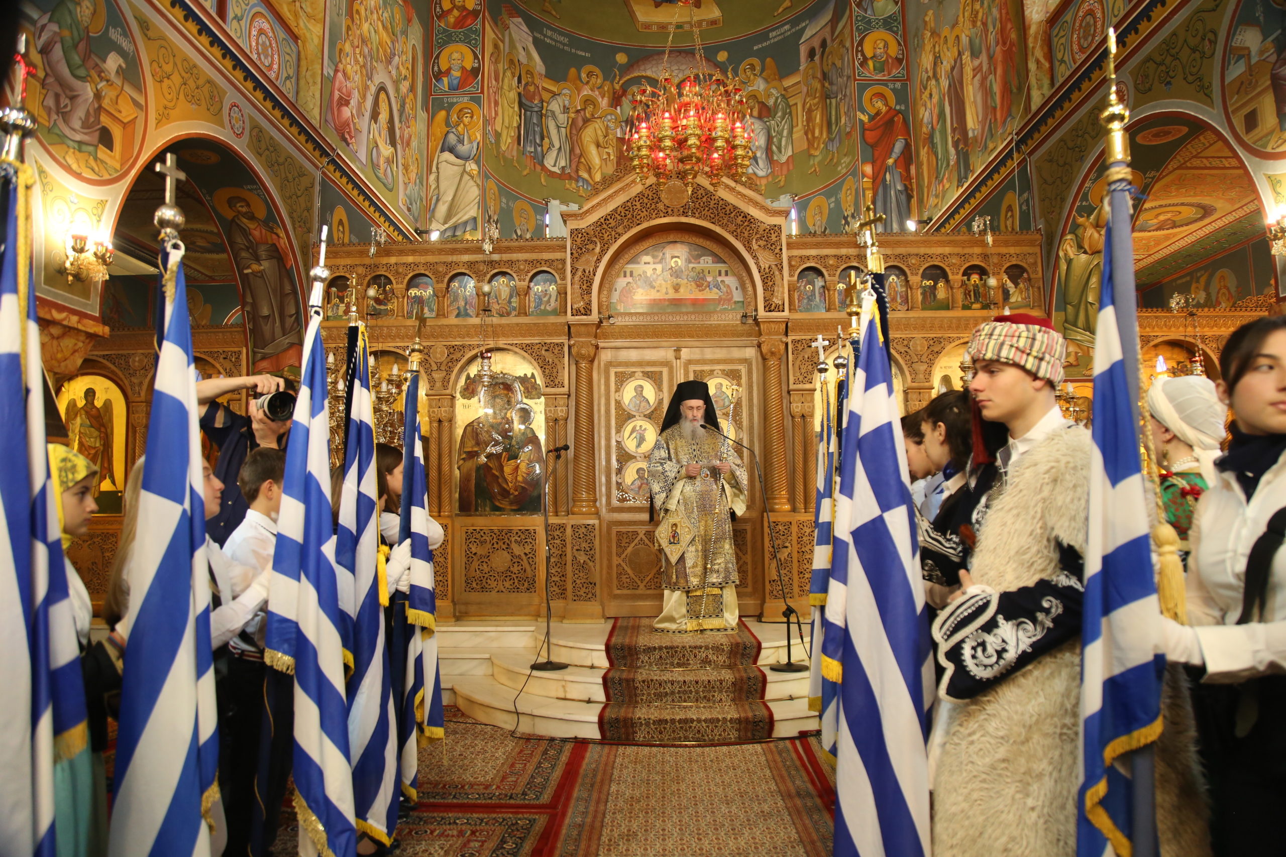 Η εορτή του Ευαγγελισμού της Θεοτόκου και της Επετείου της Επανάστασης ...