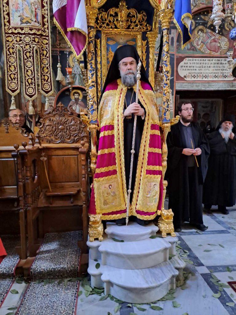 Στην Ιερά Μονή Οσίου Φιλοθέου ο Μητροπολίτης Σερρών για τον Ευαγγελισμό ...