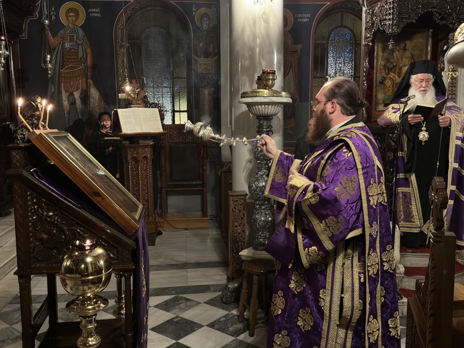 Εορτή του Αγίου Λαζάρου και των Βαΐων στην Ιερά Μητρόπολη Θηβών ...