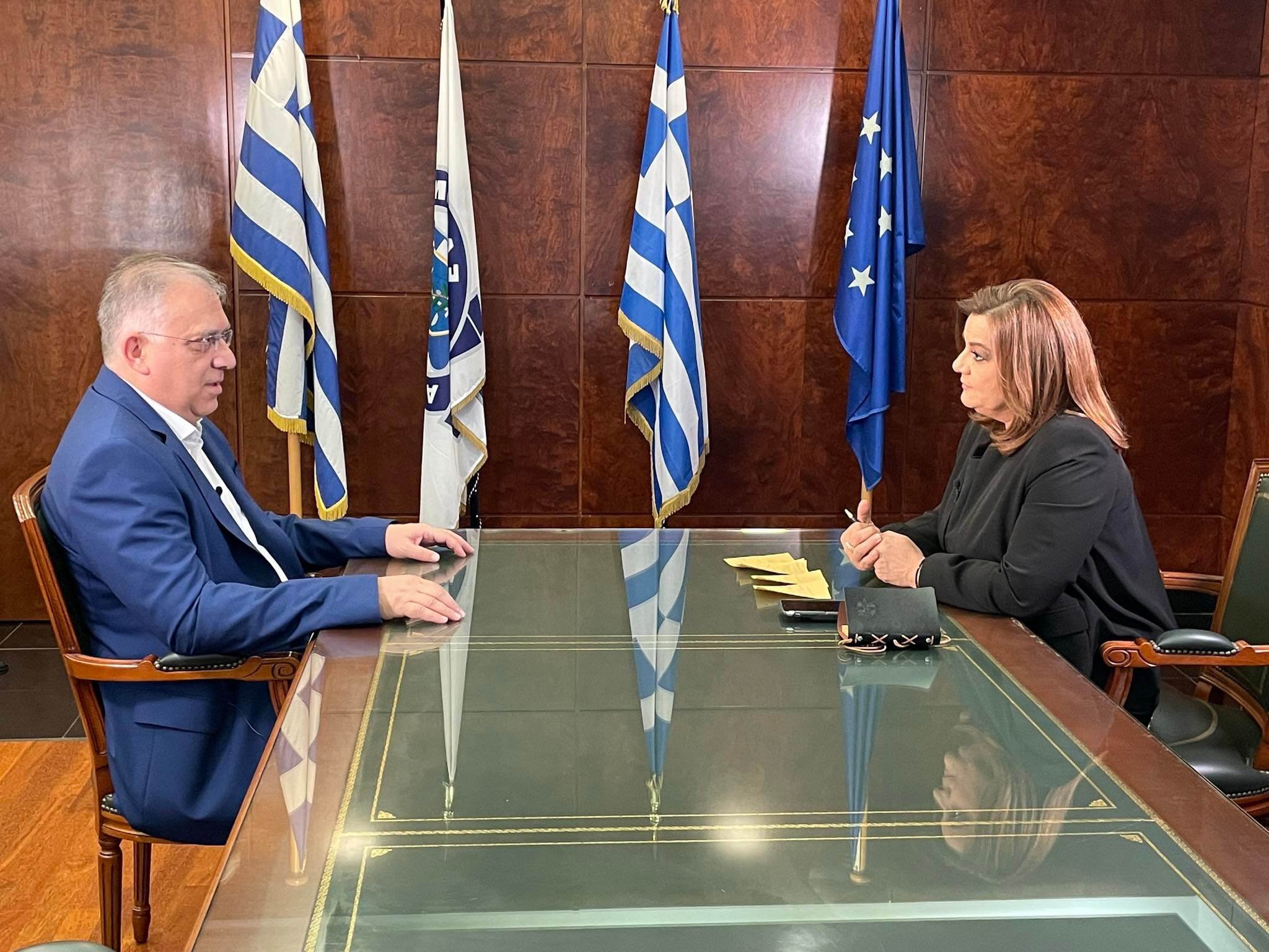 Ο Τάκης Θεοδωρικάκος μιλά στη Μαρία Γιαχνάκη και στην εκπομπή «Σημεία ...