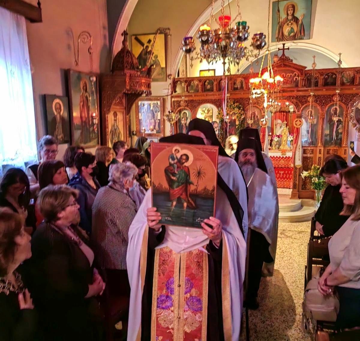 Η πανύγυρη στο Ιερό Ησυχαστήριο του Αγίου Χριστοφόρου στην Αίγινα ...