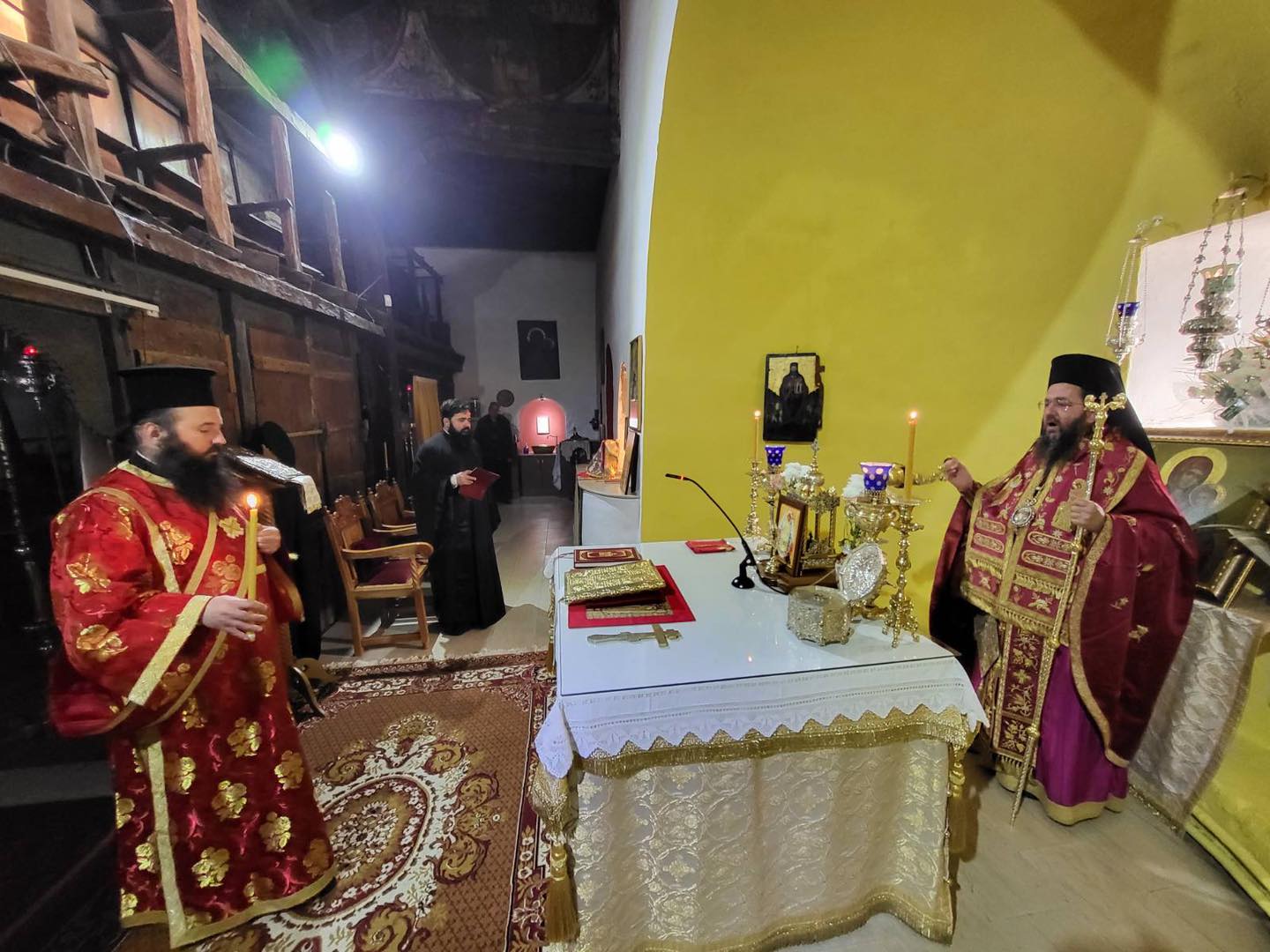 Ο Μητροπολίτης Βαρθολομαίος στην Ιερά Μονή Αγίου Γεωργίου Λόφου Κιλκίς ...