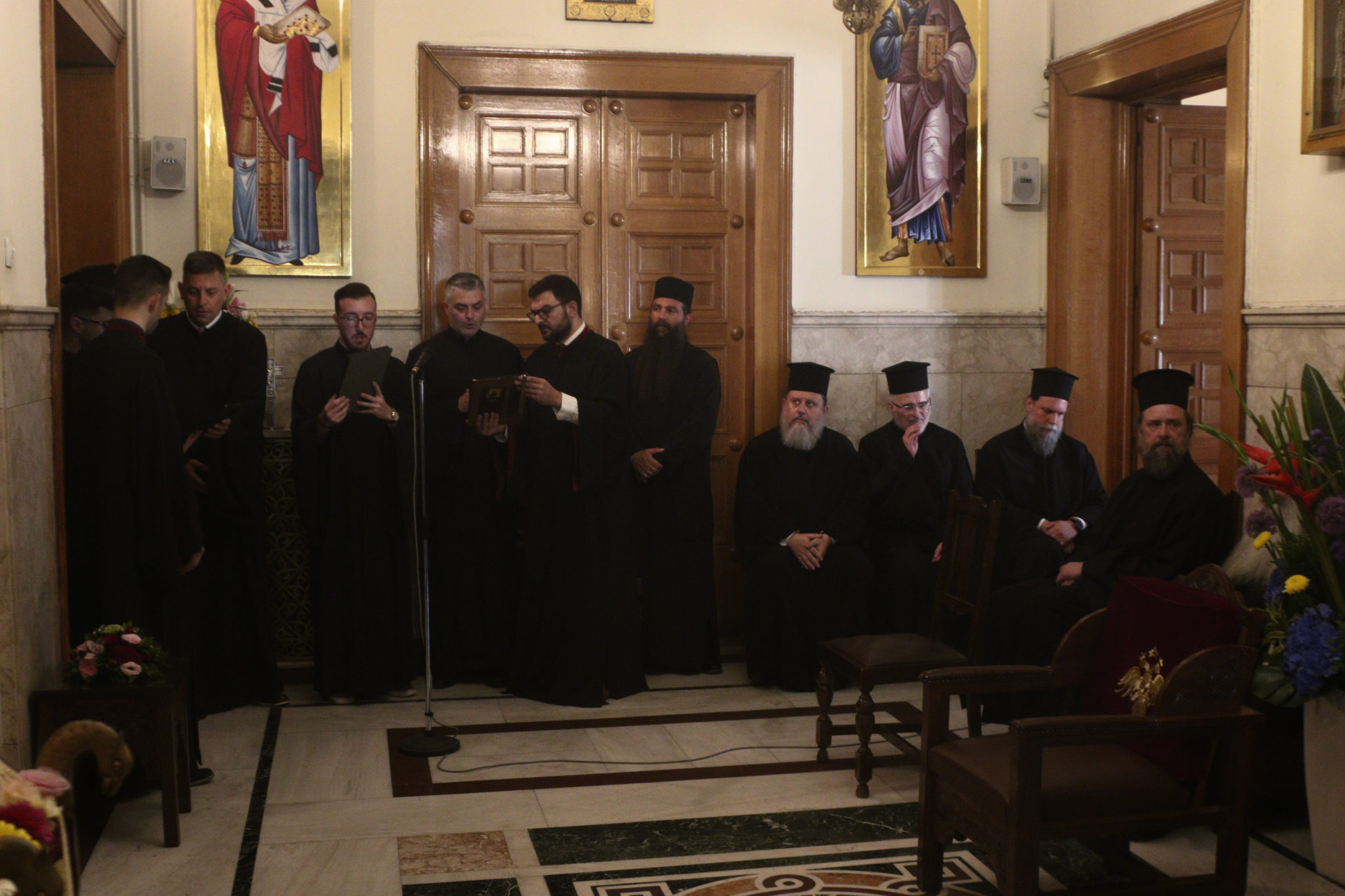 Εσπερινός Οσίου Ιερωνύμου και ονομαστήρια Αρχιεπισκόπου Αθηνών και ...